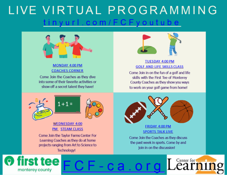 Virtual Programming 1024 1 - First Tee — Monterey County